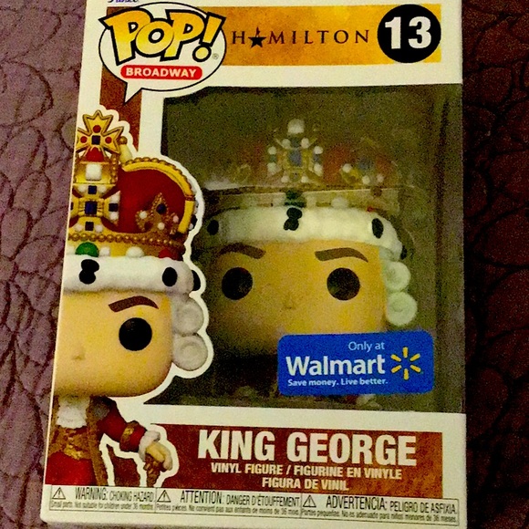 Funko | Accessories | Funko Pop Broadway Hamilton King George | Poshmark